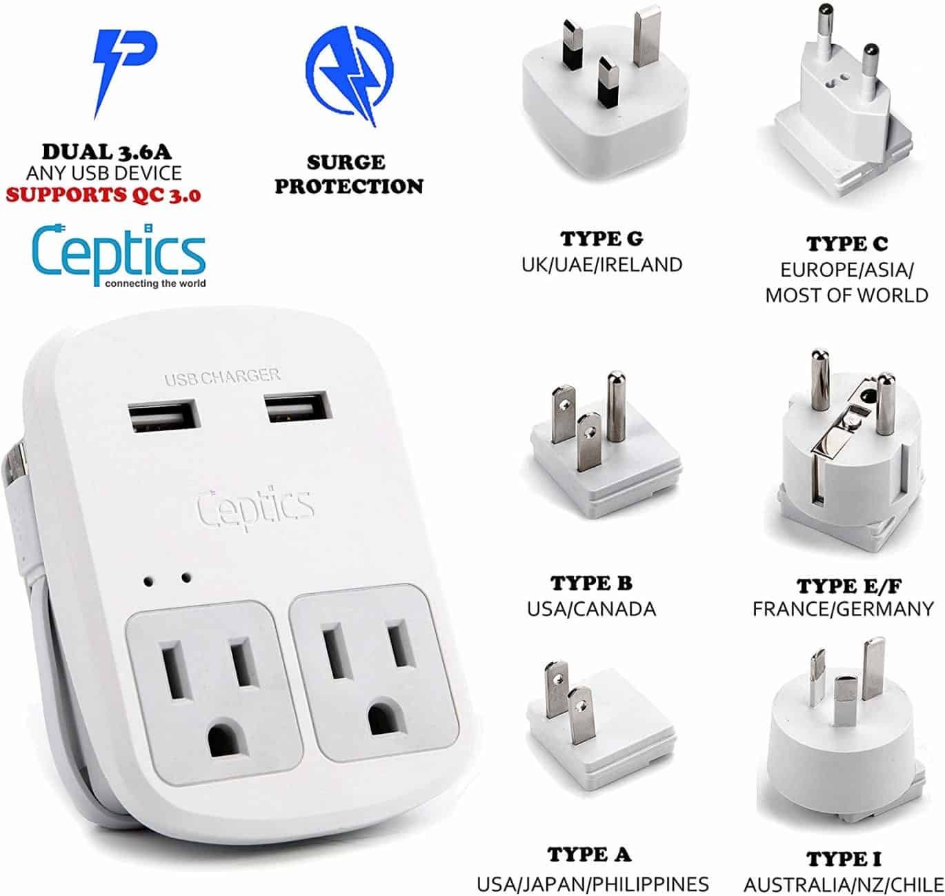 Top 5 Travel Adapters of 2019 - TopFiveMe - What To Buy