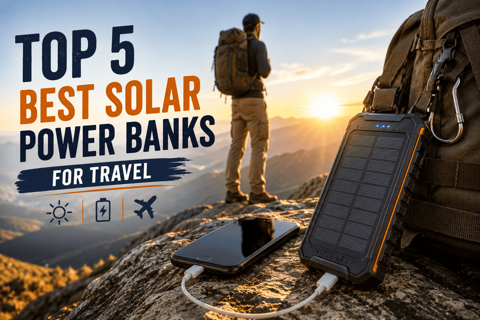 Top 5 Best Solar Power Banks for Travel Trips 2026